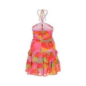 FARM | Dresses | Farm Multicolor Viscose Mini Dress | Poshmark